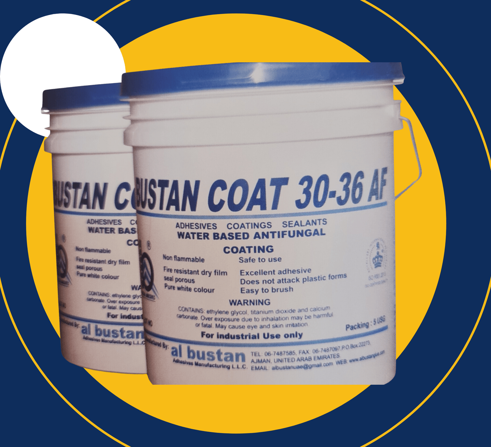 BUSTAN COAT 30-36 AF ANTI - FUNGAL COATING - wehomein